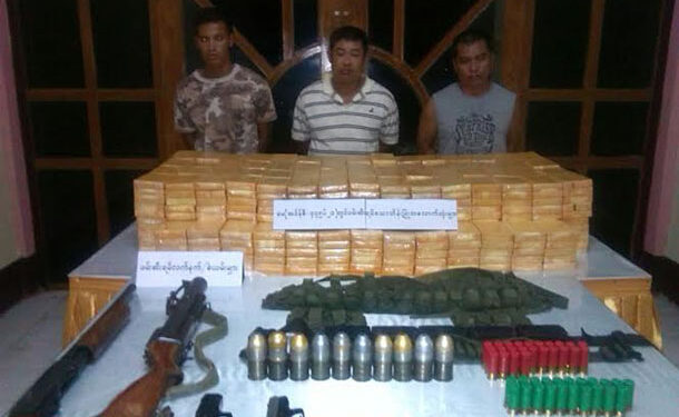 3 Arrested, 200Kg Heroin Seized in Shan State Drugs Bust