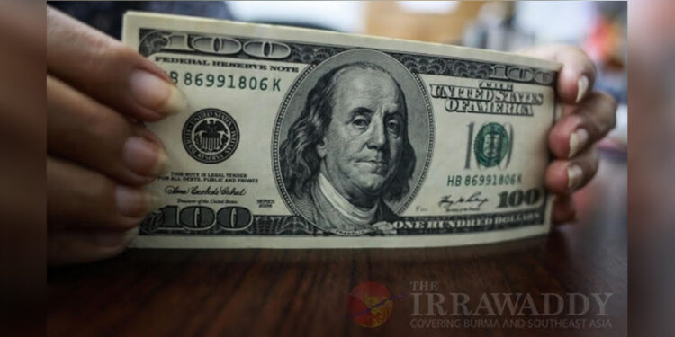 Kyat Weakens Sharply Against the US Dollar