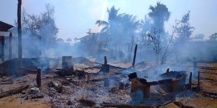 Myanmar Regime Raids Leave Over 10,000 Civilians Homeless in Taze Since ...
