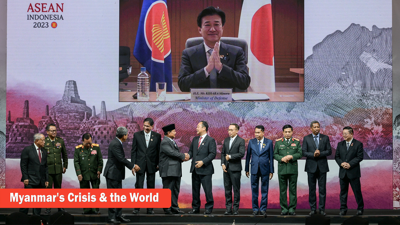 ASEAN Defense Chiefs Call for End to Myanmar Crisis, Israel-Hamas War