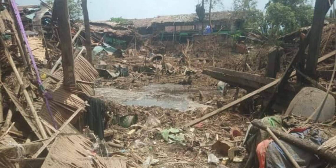 Myanmar Junta Forces Launch Fierce Attack on Coastal Rakhine Village