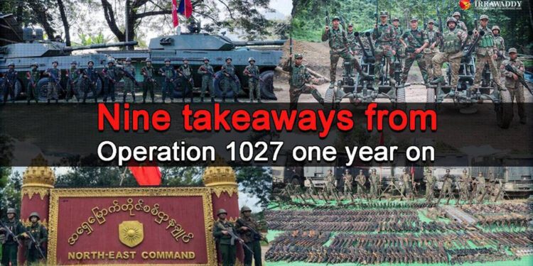 How Operation 1027 Transformed War Against Myanmar Junta